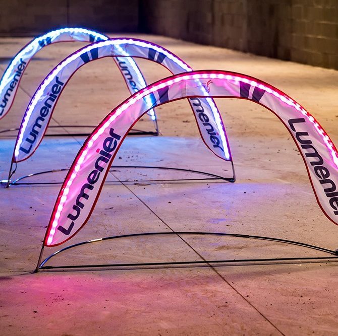 Lumenier Mini RGB LED Pop Up Race Gate, la gate lumineuse - WE are FPV