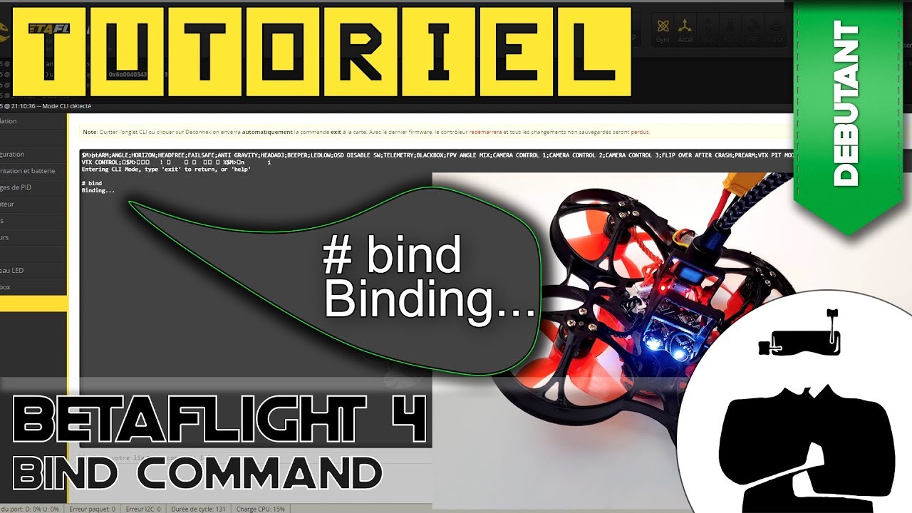 Tuto BetaFlight 4 BIND Command et autres nouveautés WE are FPV